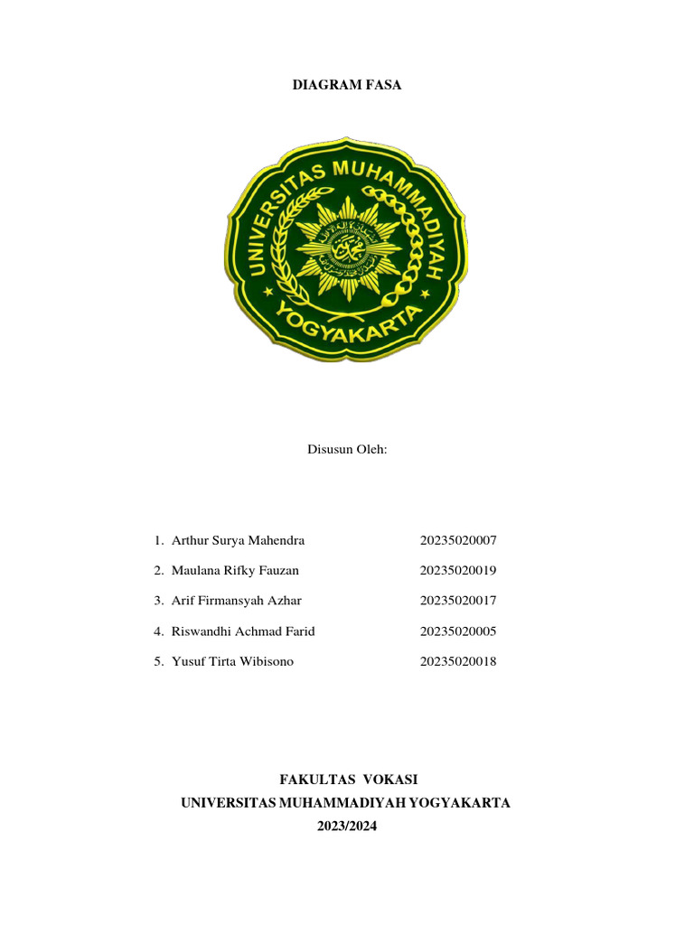 Pengertian dan Jenis Diagram Fasa | PDF