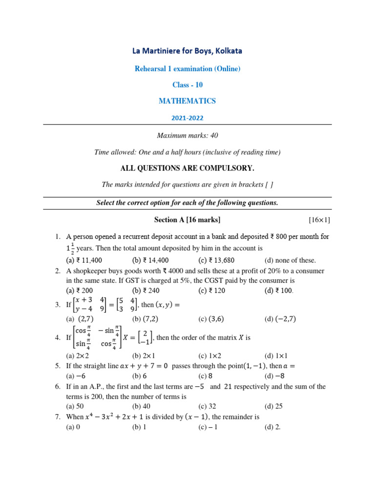 10 Re Math | PDF | Economies