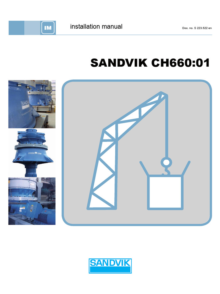 Sandvik Cone Crushers Ch660-01 - Im - S223.522.en-01 | PDF | Welding ...