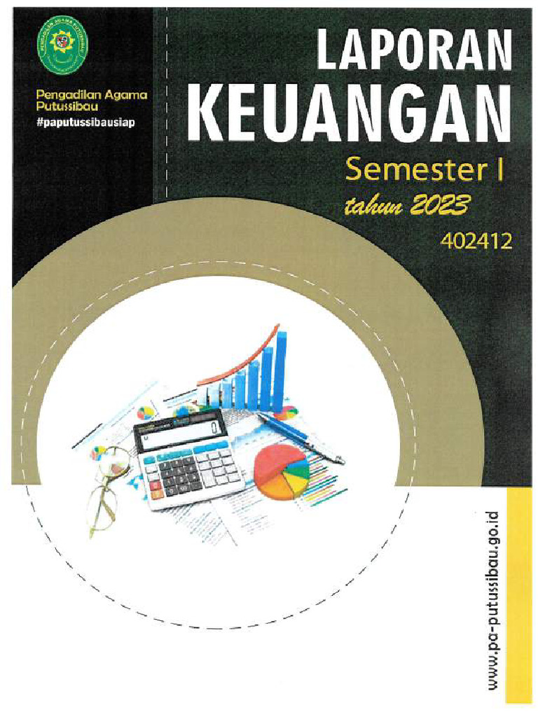 Laporan Keuangan Semester I Tahun 2023 Pengadilan Agama Putussibau (402412) - Compressed | PDF