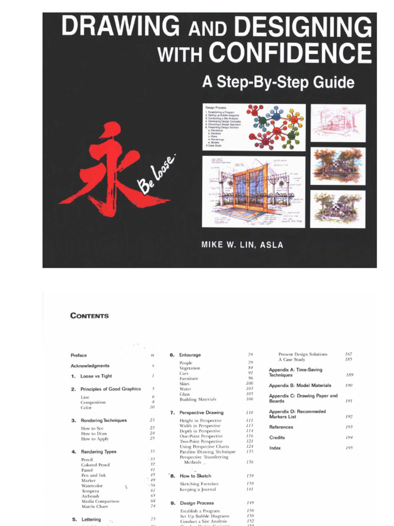 Drawing and Designing With Confidence - A Step-by-Step Guide by Mike W ...