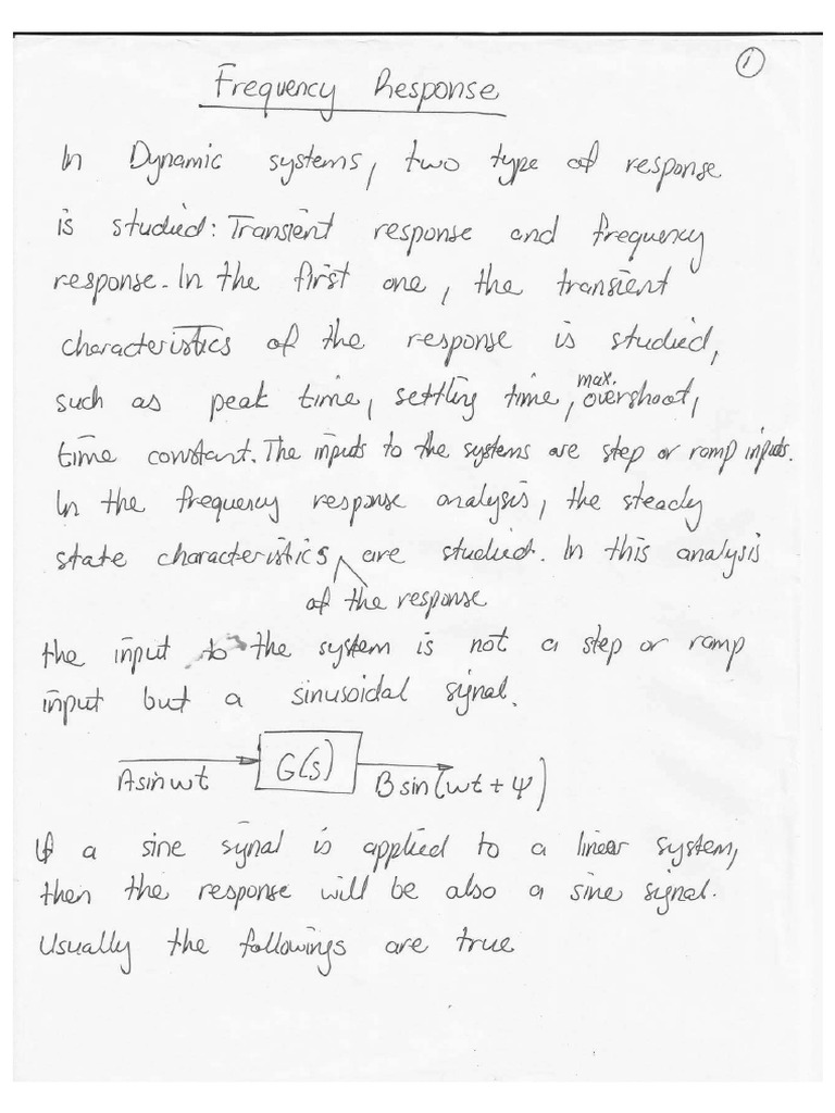 Frequency Response 1 | PDF