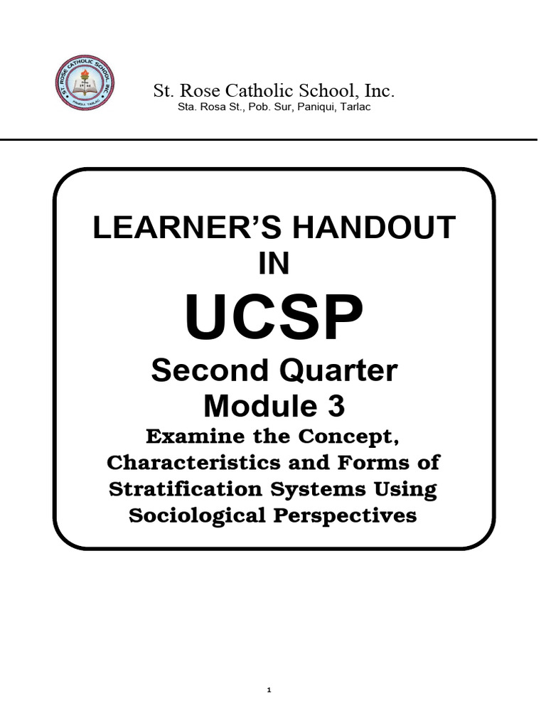 Q2 Module 3 Ucsp Handout | PDF