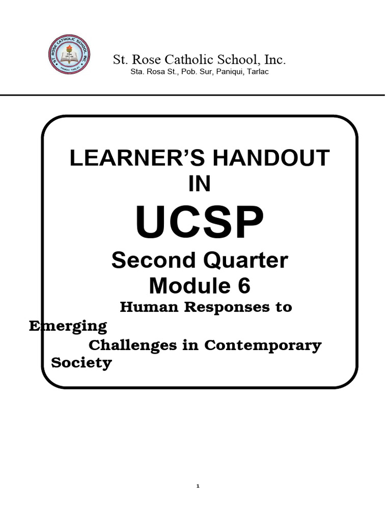 q2 Module 6 Ucsp Handout | PDF