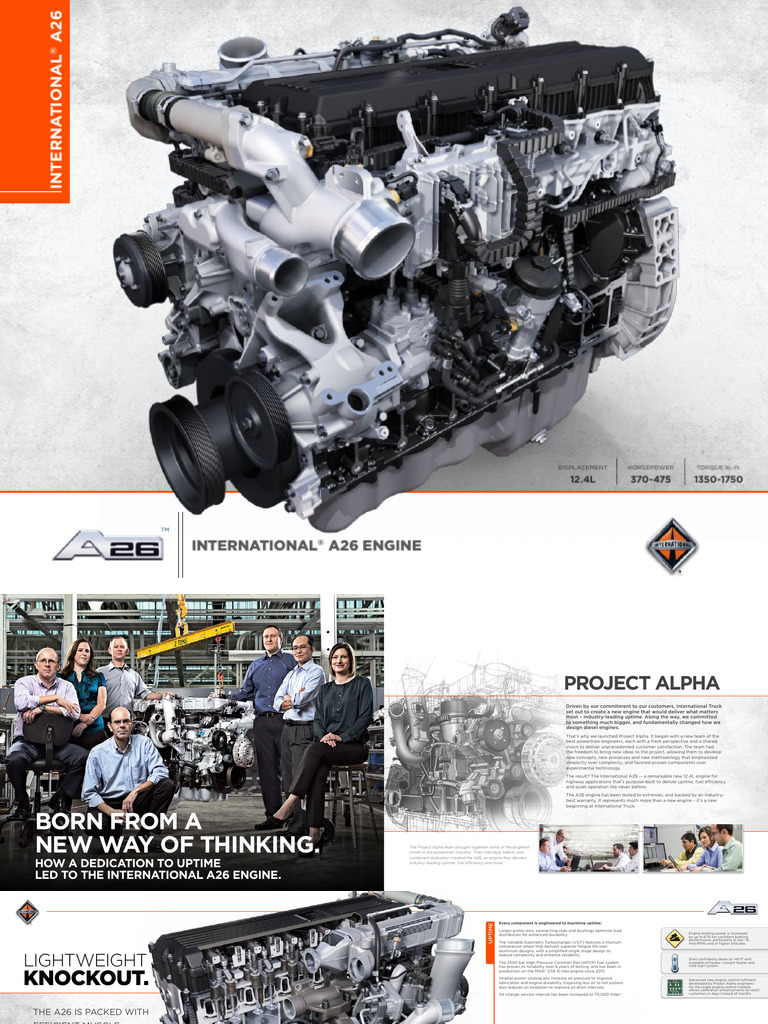 A26 Brochure 0717 | Download Free PDF | Engines | Motor Oil