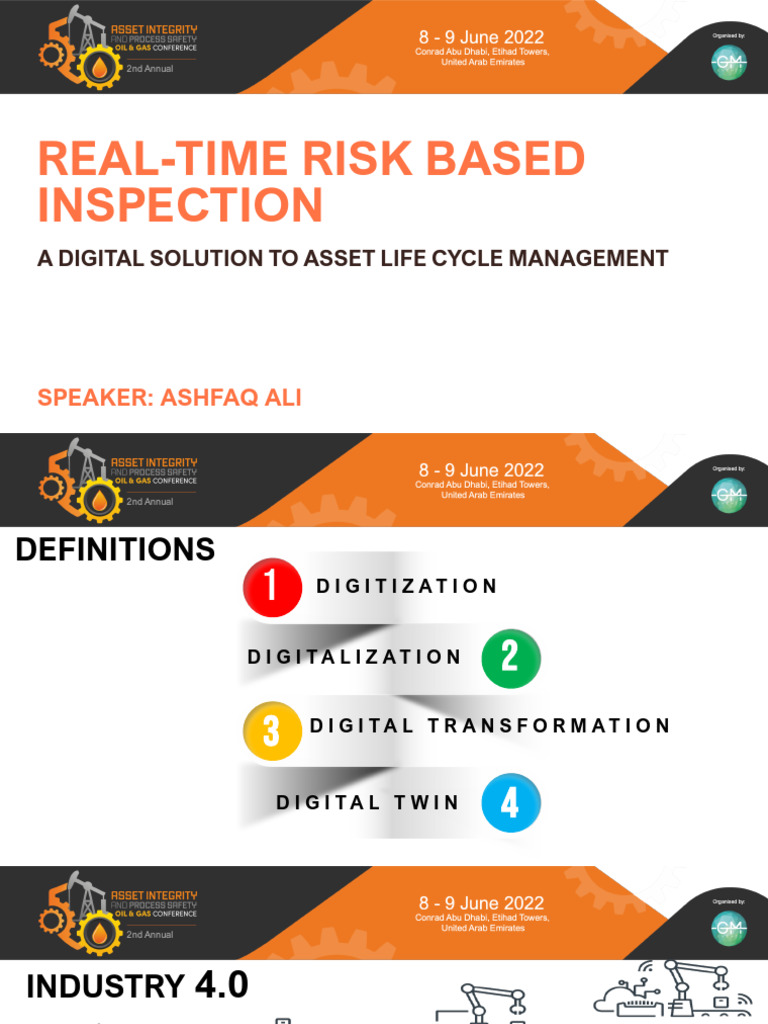 Real Time RBI - Asset Integrity & Process Safety Conference (8-June-22 ...