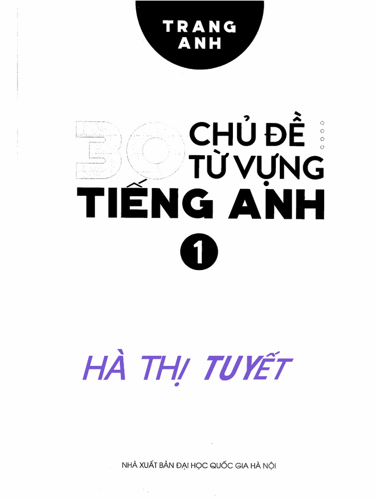 30 Chu de Tu Vung Tieng Anh Tap 1 | PDF