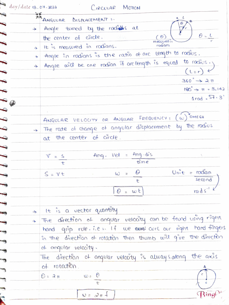 Circular Motion | PDF