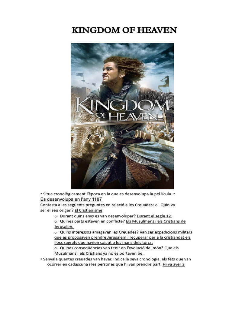 Kingdom of Heaven | PDF