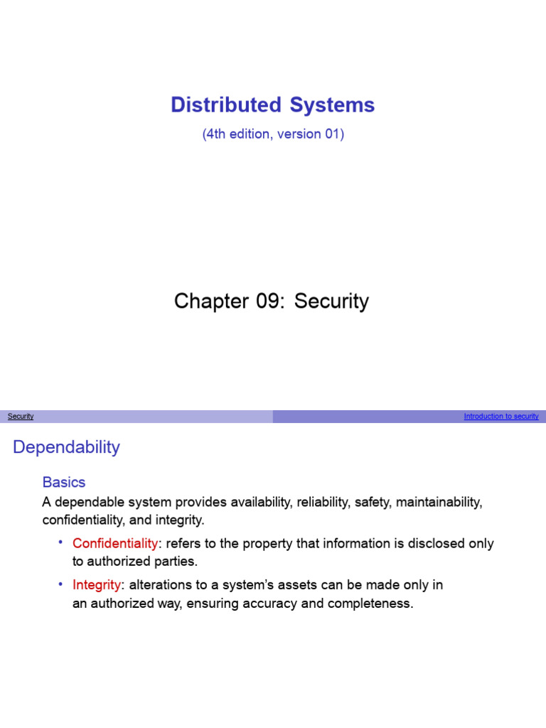 Slides 09 | PDF | Information Security | Public Key Cryptography