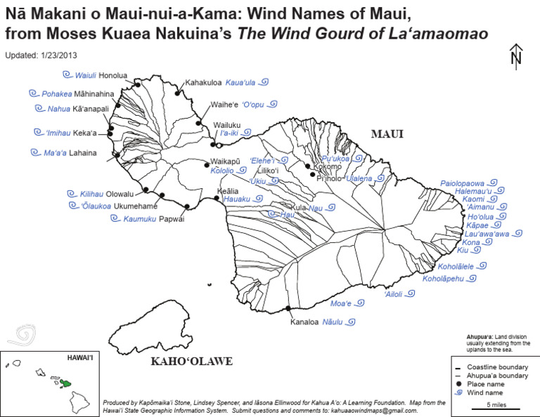 Wind Map of Maui | PDF