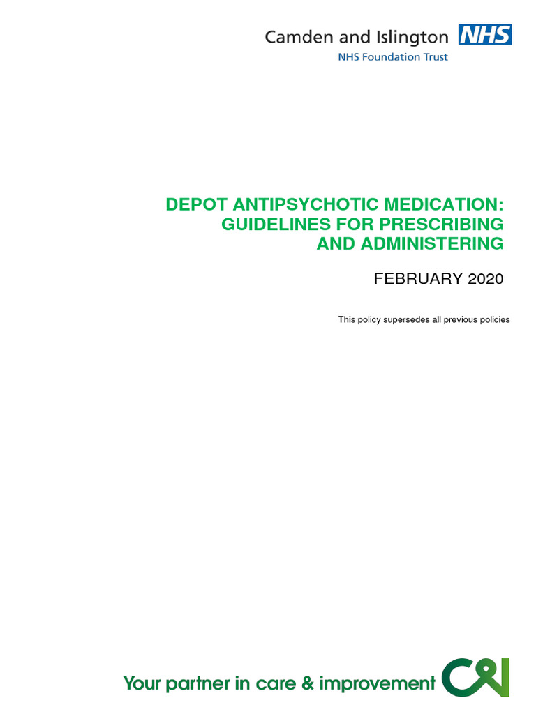 Depot Antipsychotic Medication Guidelines - PHA04 - February 2020 - 0 ...