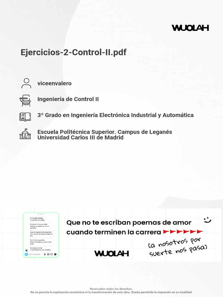 Wuolah Free Ejercicios 2 Control II | PDF | Ingeniería | Ciencias fisicas