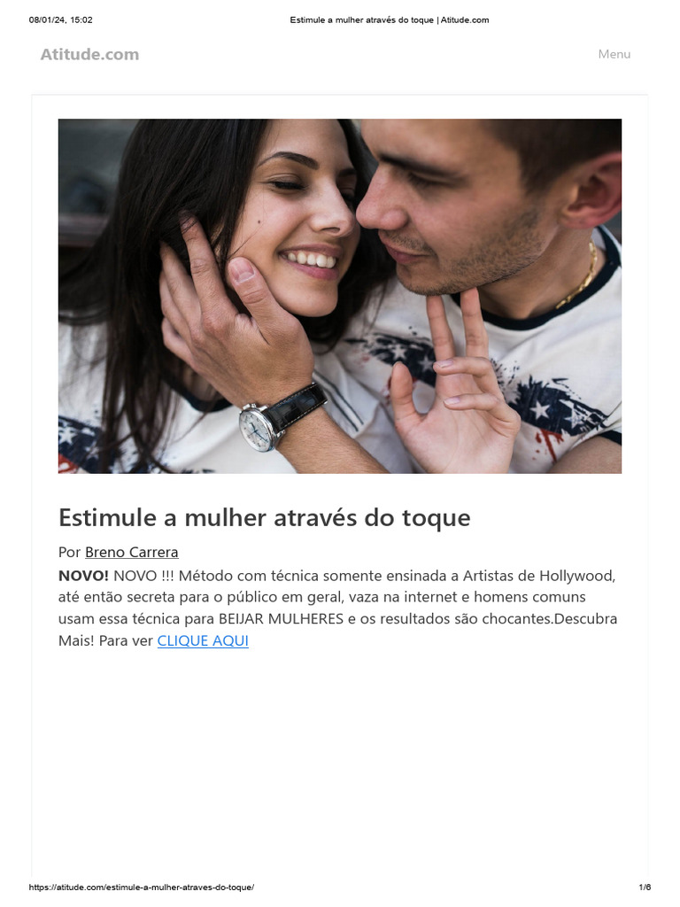 Estimule A Mulher Através Do Toque | PDF | Mulher