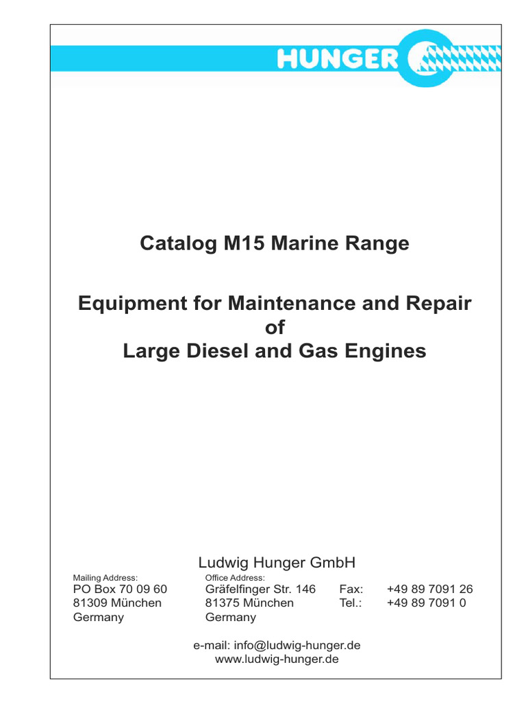 Catalog M15 Marine Range | PDF | Valve | Gear