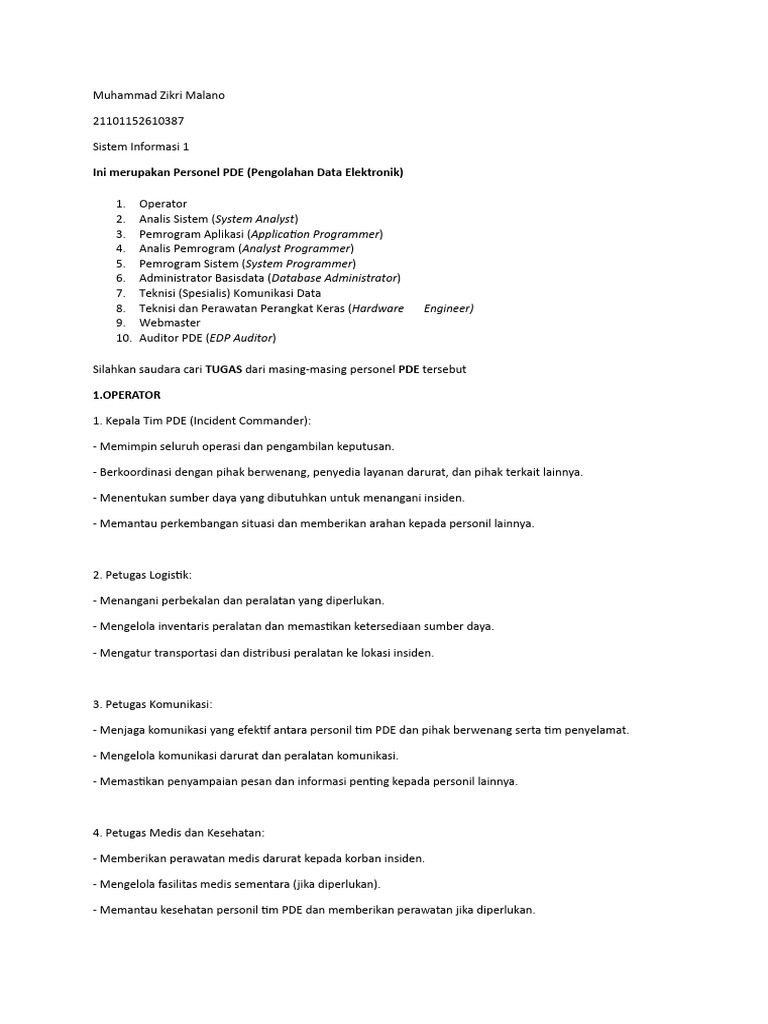 Muhammad Zikri Malano Pert 5 | PDF