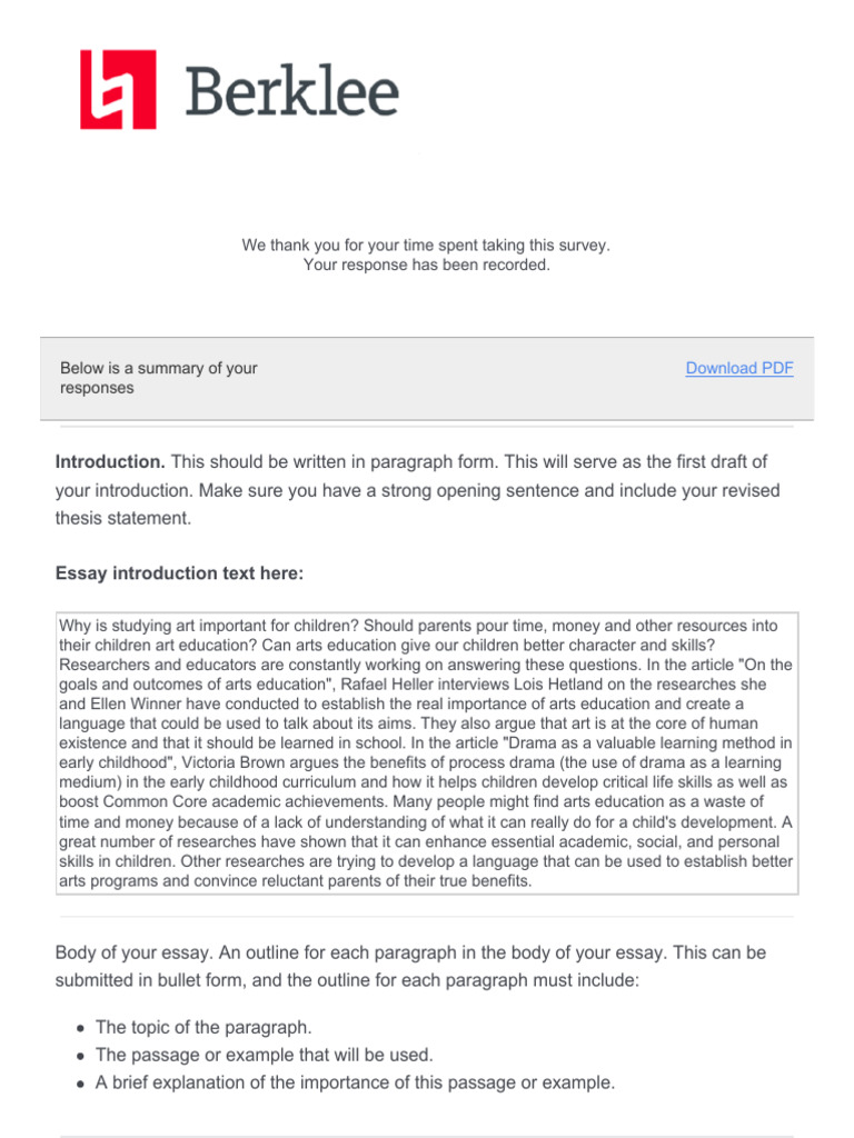 Response Summary | PDF