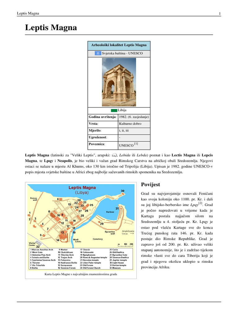 Leptis Magna | PDF