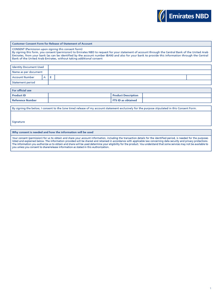 UAEFTS Consent Form | PDF