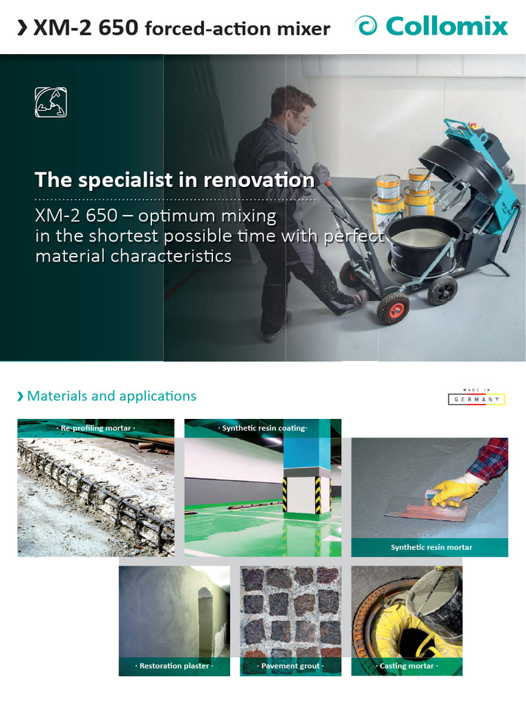 XM 2 - Data Sheet | PDF | Mortar (Masonry) | Structural Engineering