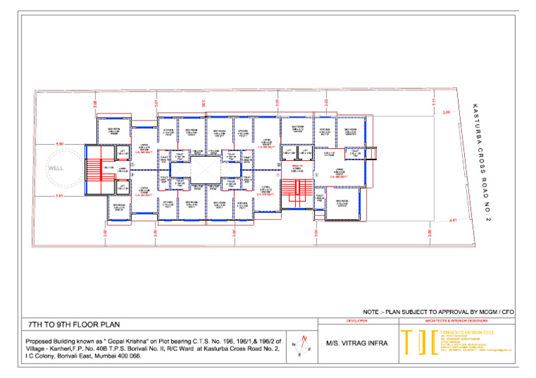 7th To 9th Floor Plan | PDF