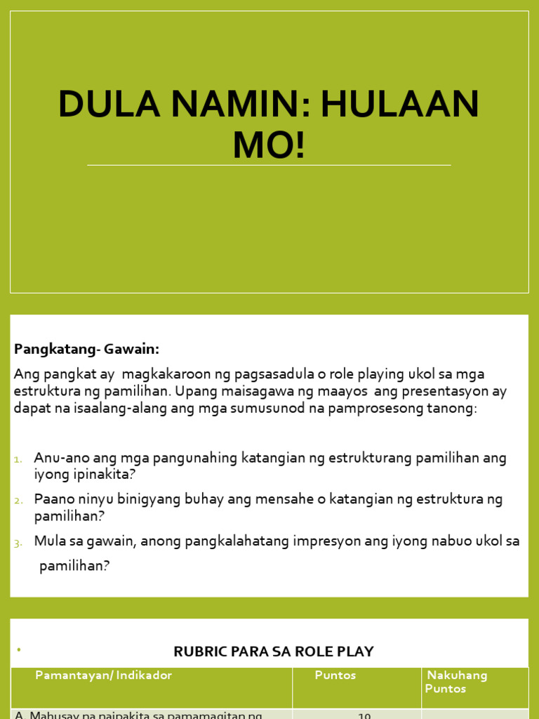 Dula Namin | PDF