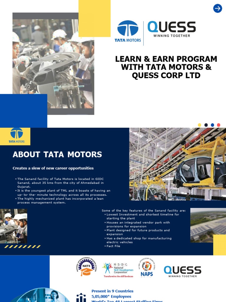 Tata Motors Learn & Earn Program | PDF | Economies