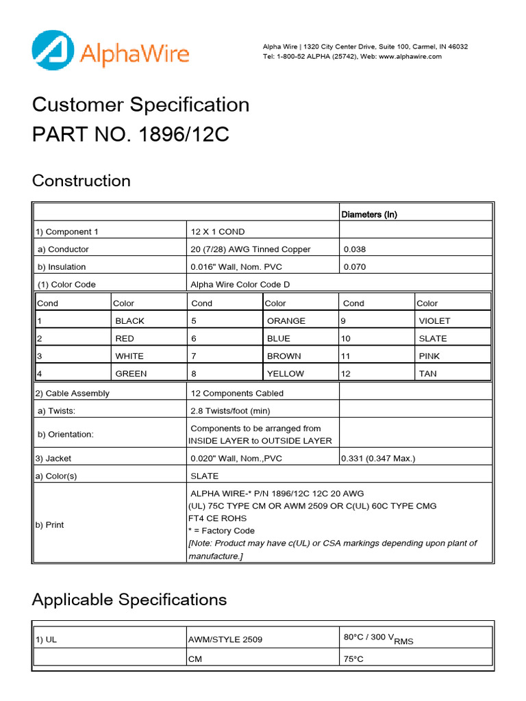 AW-Product-Specification 230607 052257 | PDF