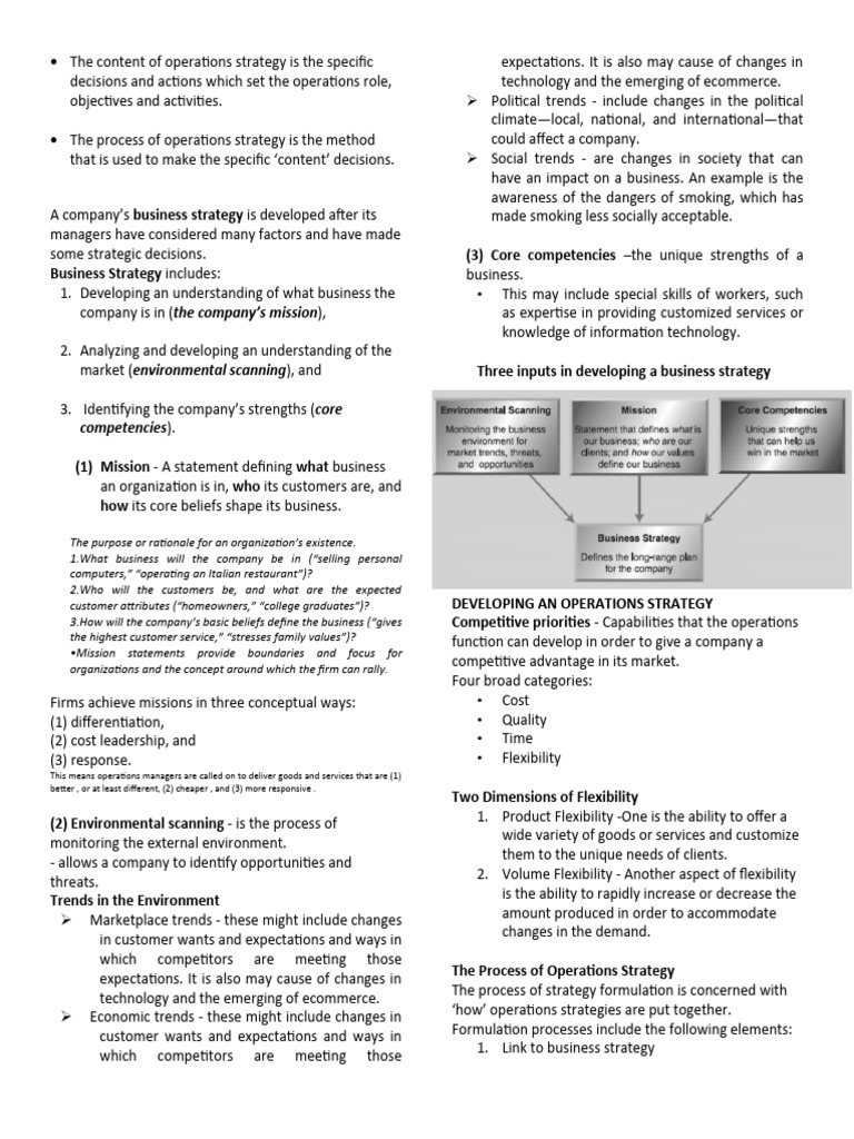 Lesson 3 Reviewer | PDF | Strategic Management | Competitive Advantage
