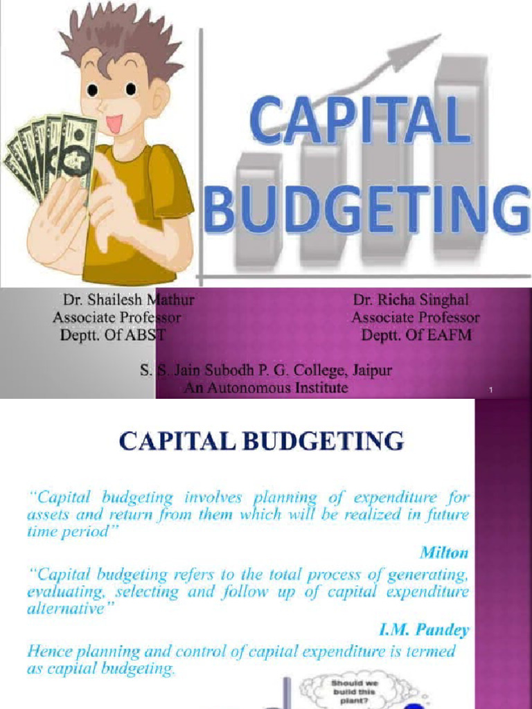 Capital Budgeting | PDF