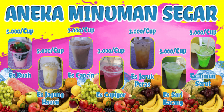 Spanduk Minuman Segar | PDF
