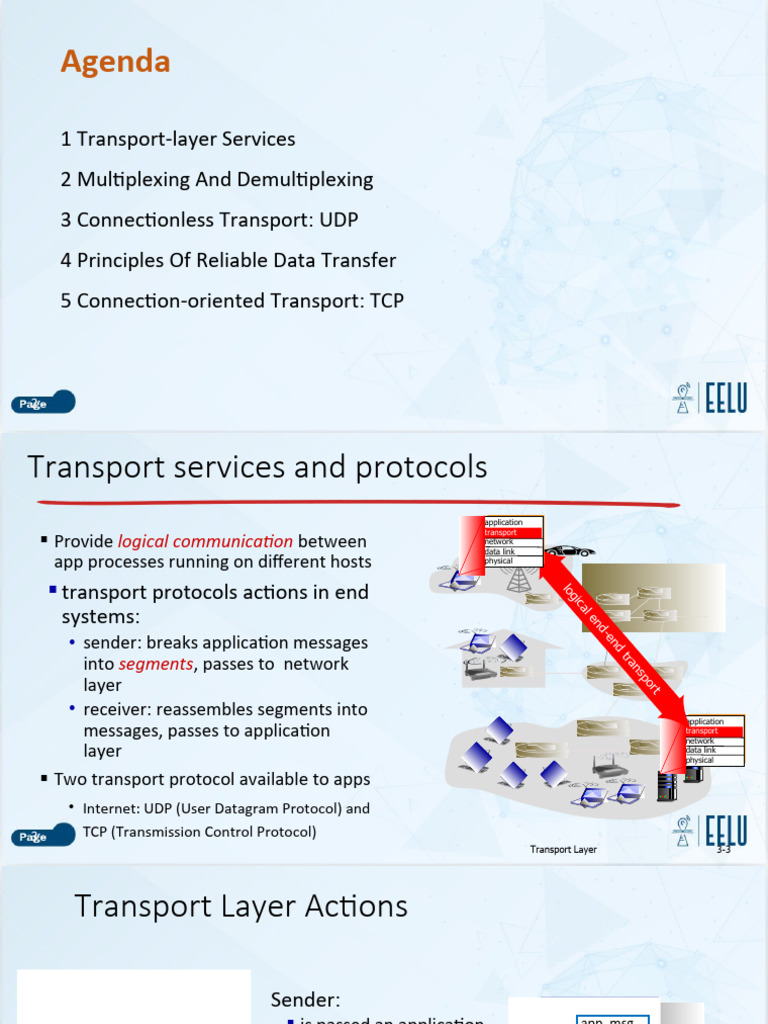Tcp Udp م Pdf Transmission Control Protocol Port Computer Networking