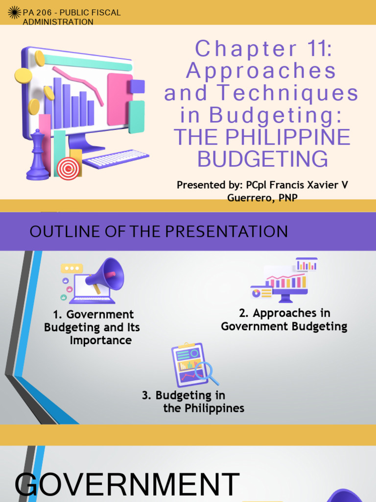 Chapter 11 Approaches and Techniques in Budgeting the Philippine Budgeting by Niña Salting | PDF ...