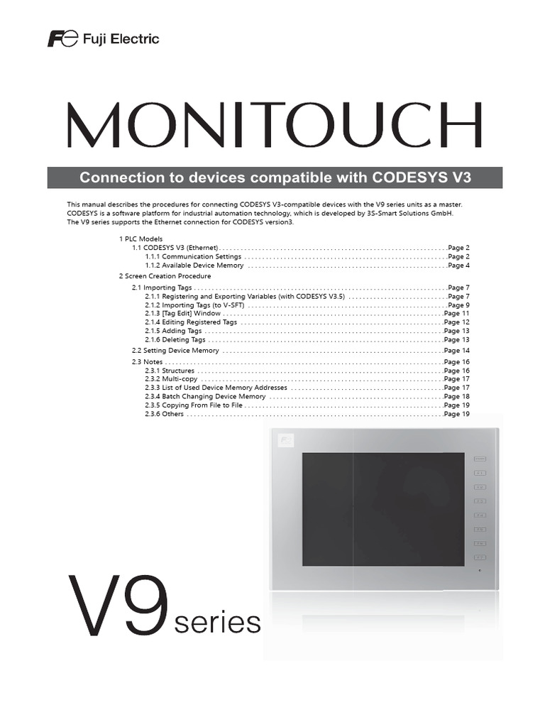 V9 CODESYS Connection E Vbkv2ixmu7 | PDF | Integer (Computer Science) | Programmable Logic ...