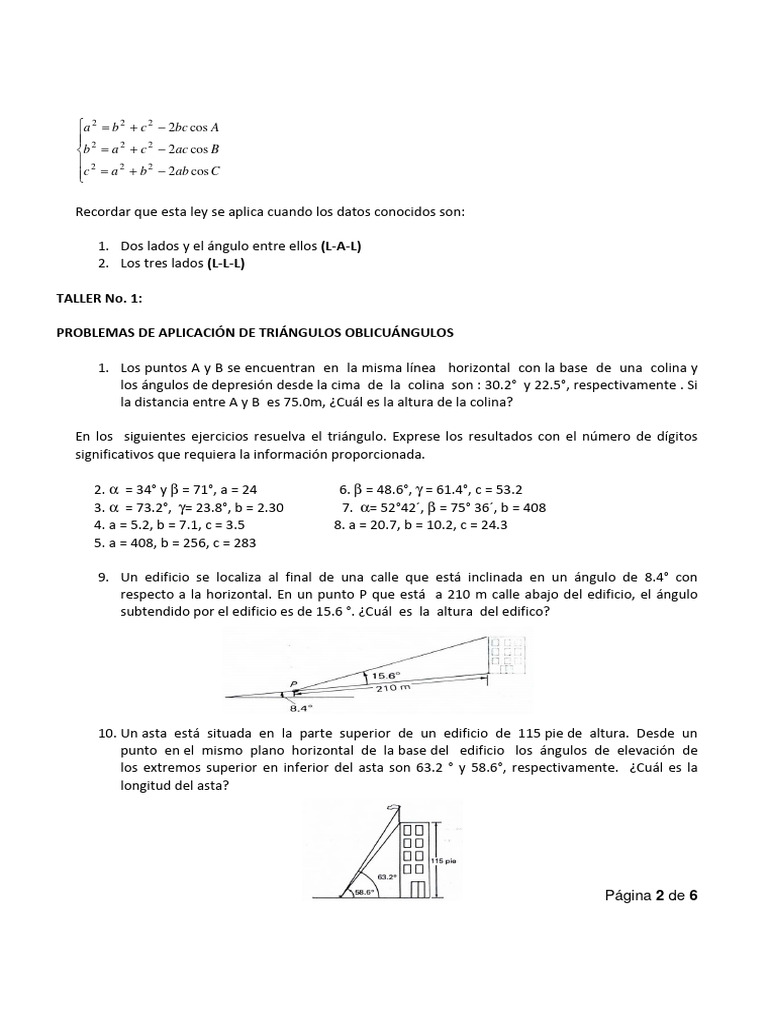Ejercicios | PDF | Matemática Elemental | Espacio