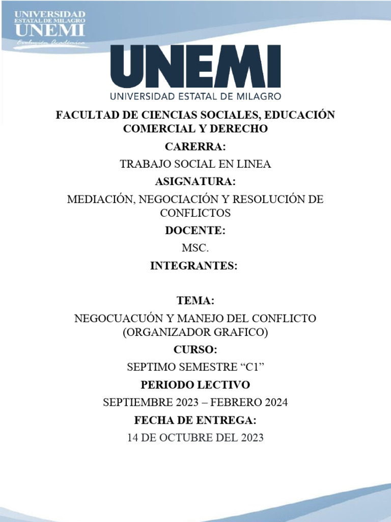 S3 Mapa Mental Mediación, Negociación y Resolucion | PDF