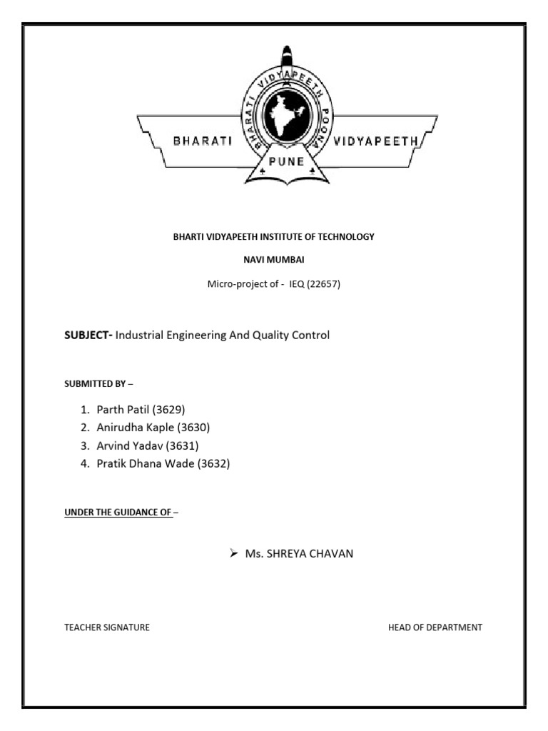 Ieq Microproject | PDF | Six Sigma | Design For Six Sigma