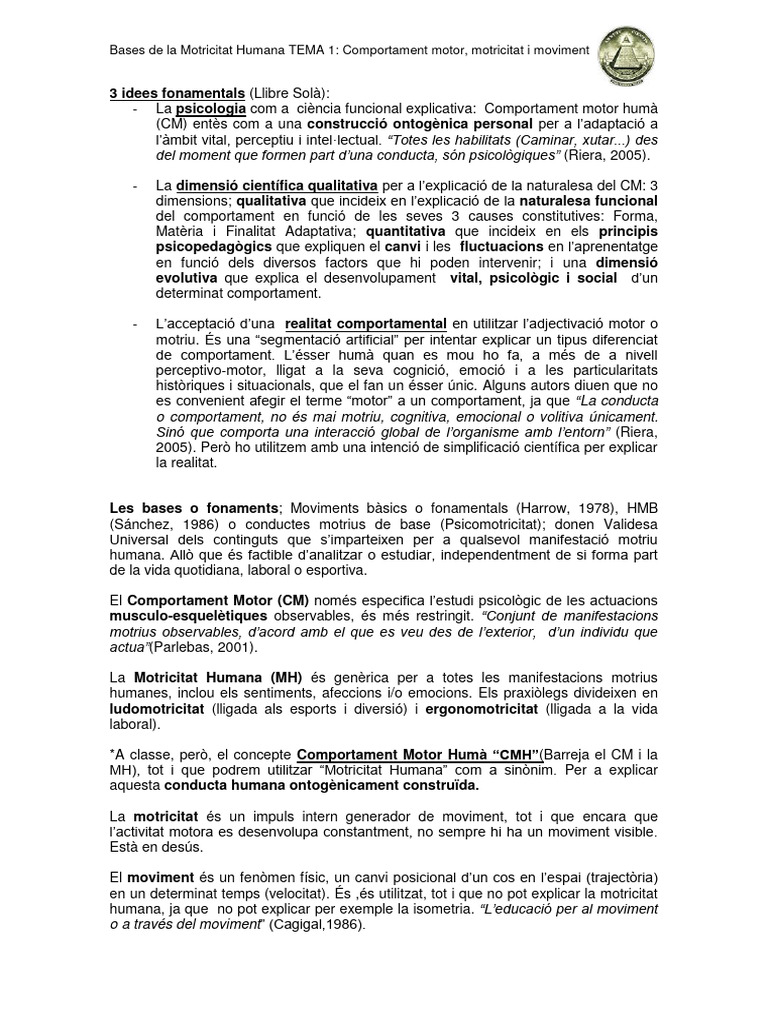 Resum Tema 1 Rojas | PDF