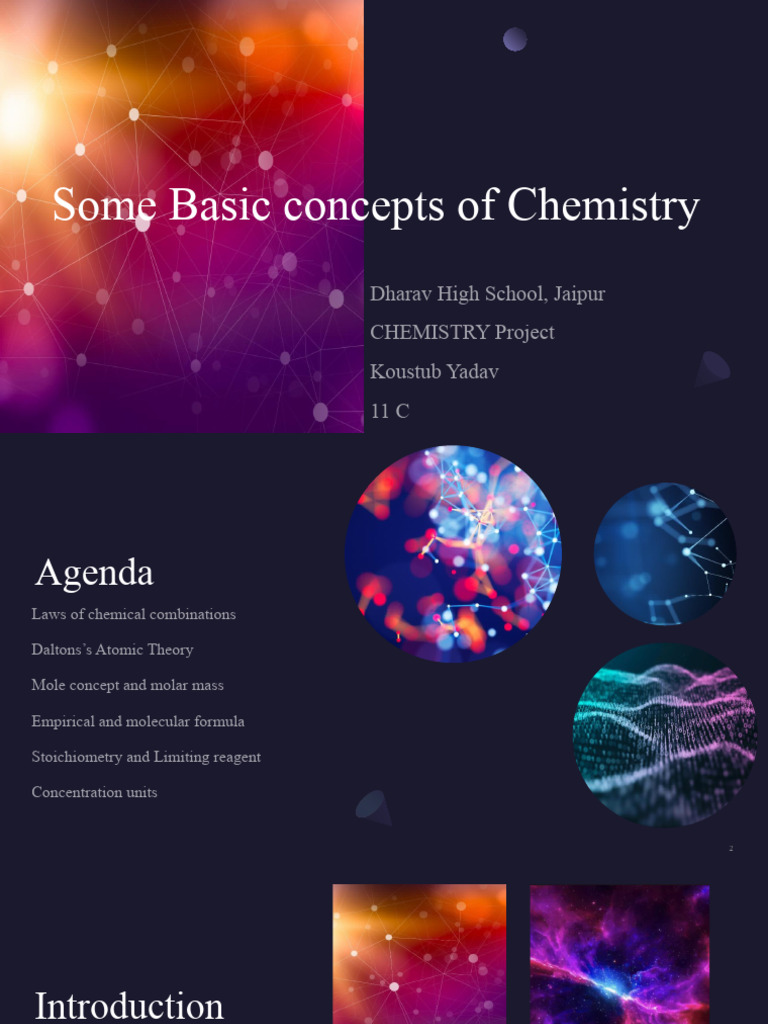 Chemistry Project CH 1 | PDF | Mole (Unit) | Stoichiometry