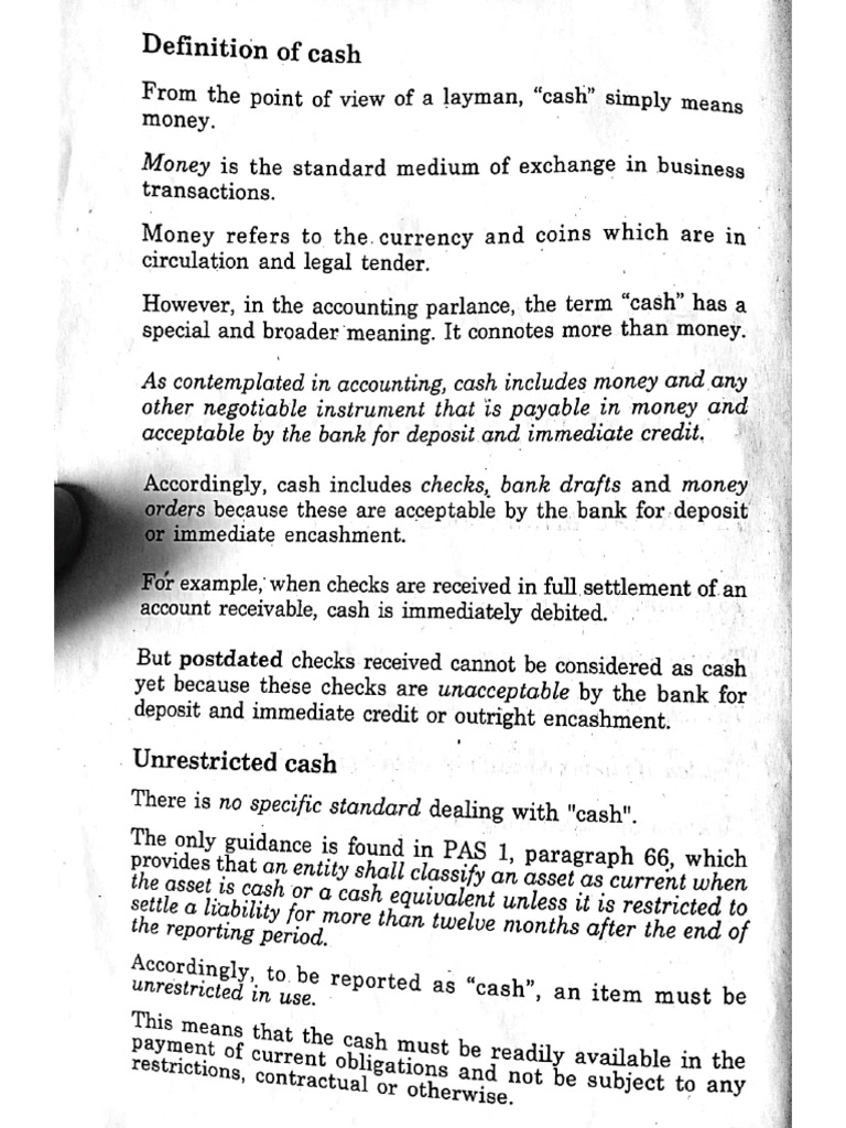 Cash and Cash Equivalents | PDF