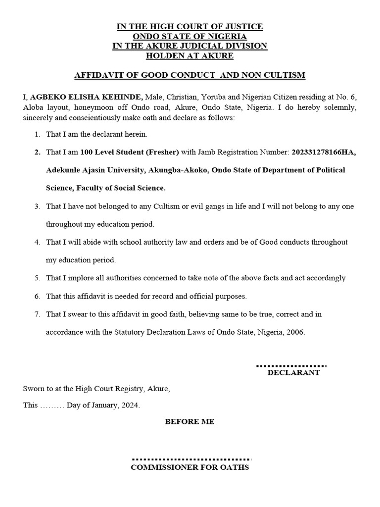 Affida of Good Con | PDF | Social Science | Self-Improvement