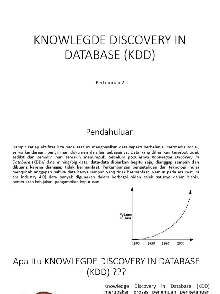 Knowlegde Discovery in Database (KDD) | PDF | Bisnis | Seni