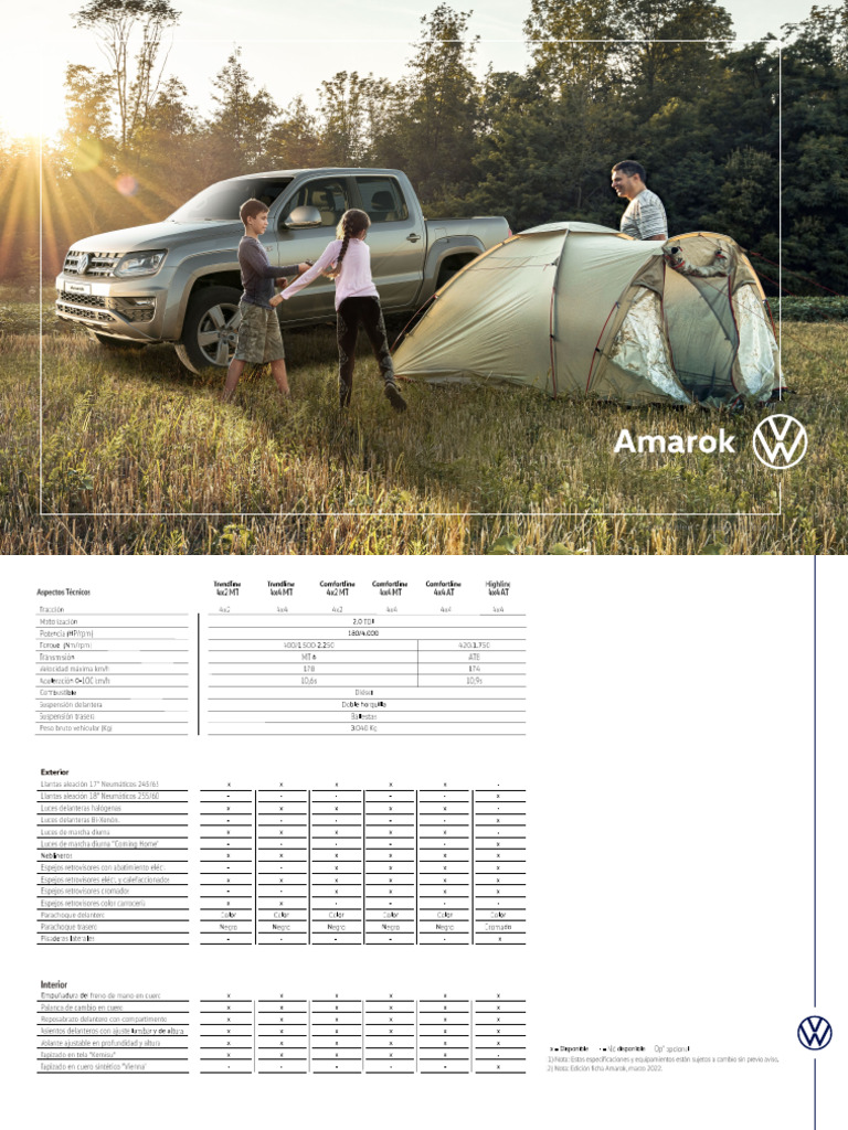 Amarok Ficha Tecnica | PDF