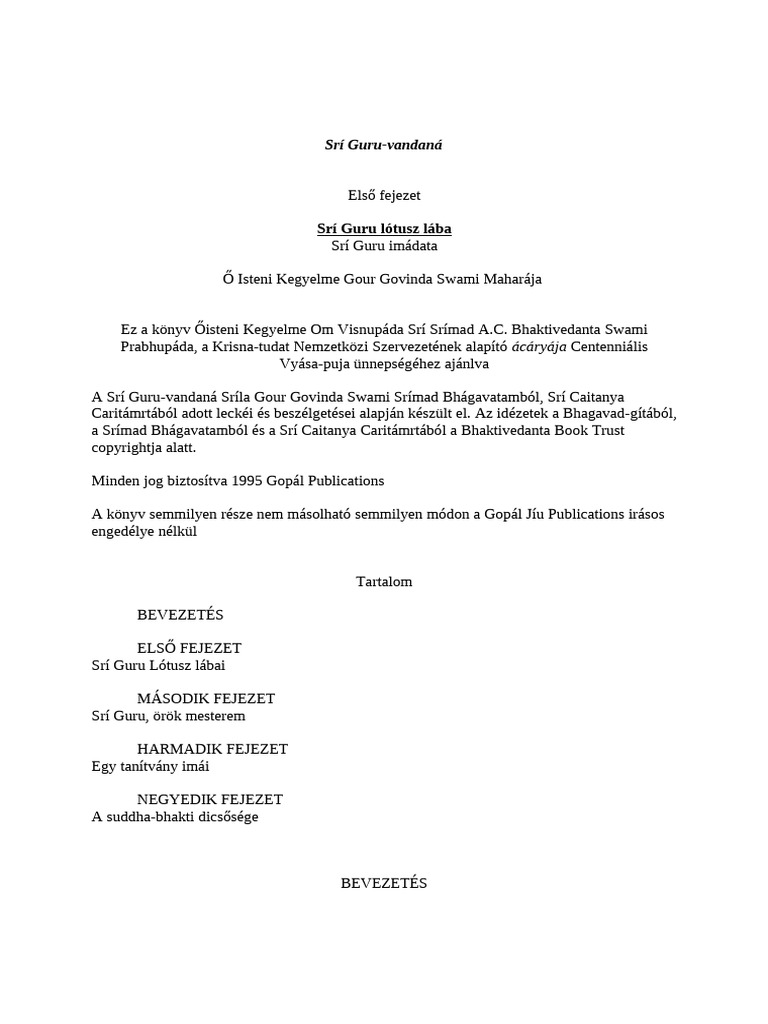 GGSM Srí Guru-Vandaná | PDF