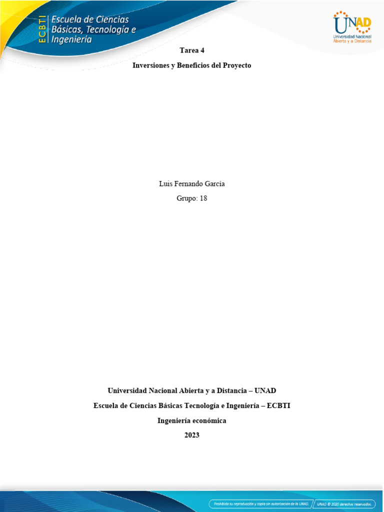 Tarea 4 - Luis García | PDF