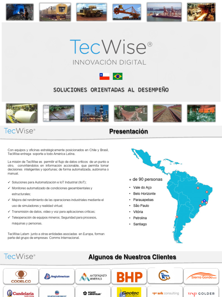 Presentación TecWise - General - 20230518 - ES | PDF | Internet de las Cosas | Automatización