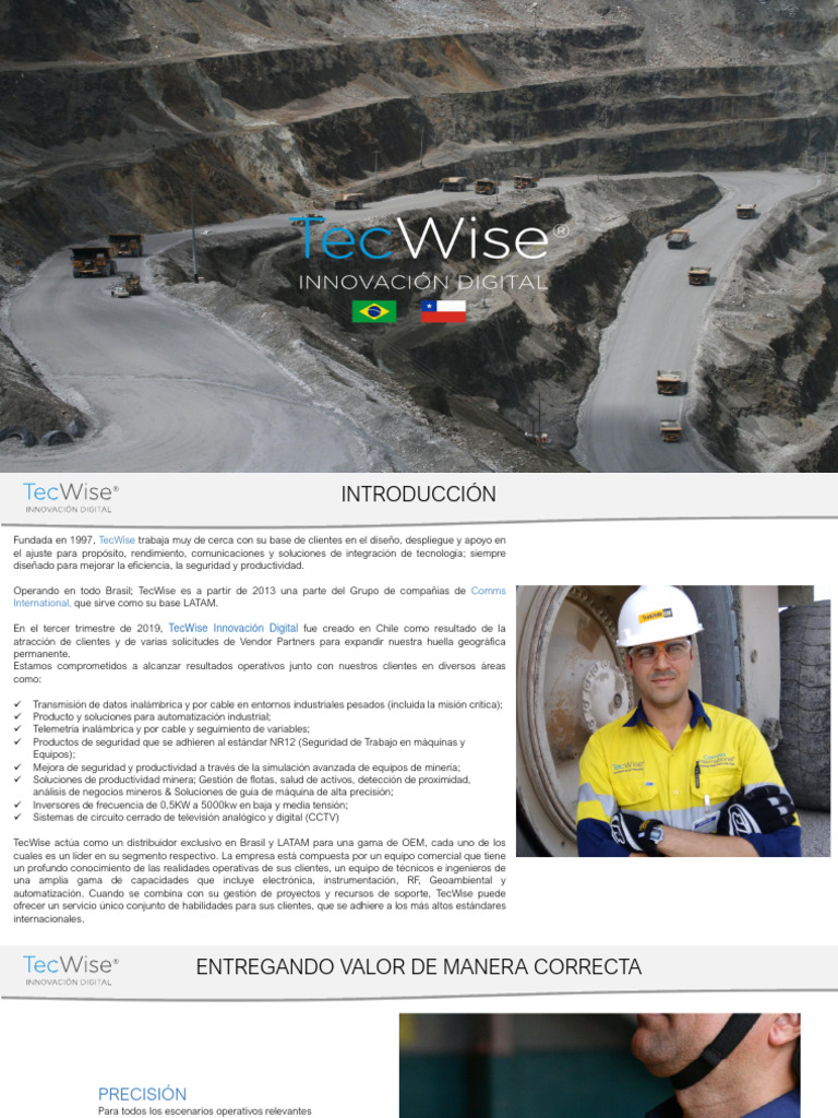 Presentación Tecwise Piezometro | PDF
