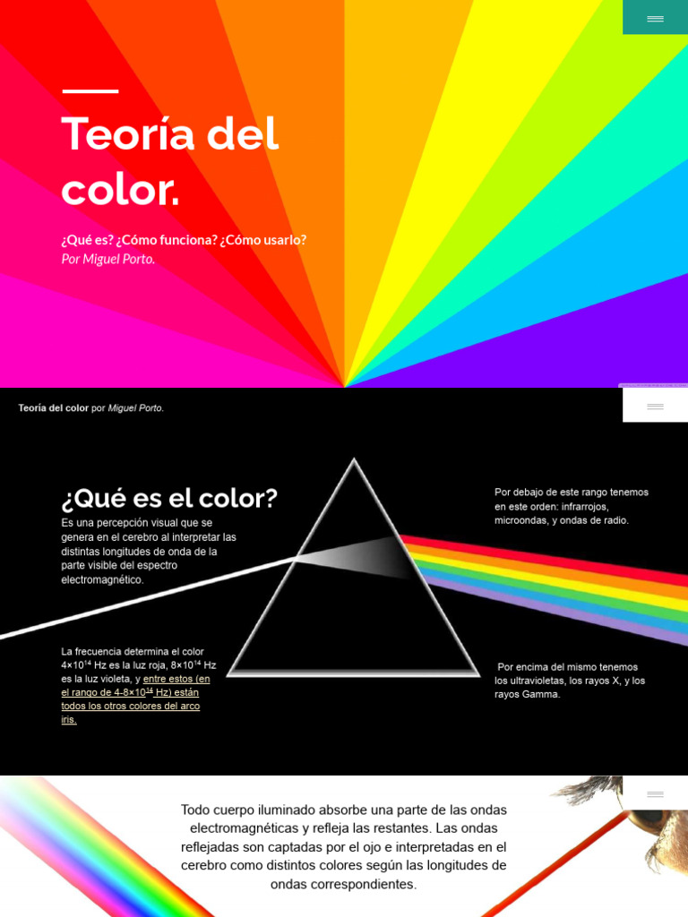 Teoría del color | PDF