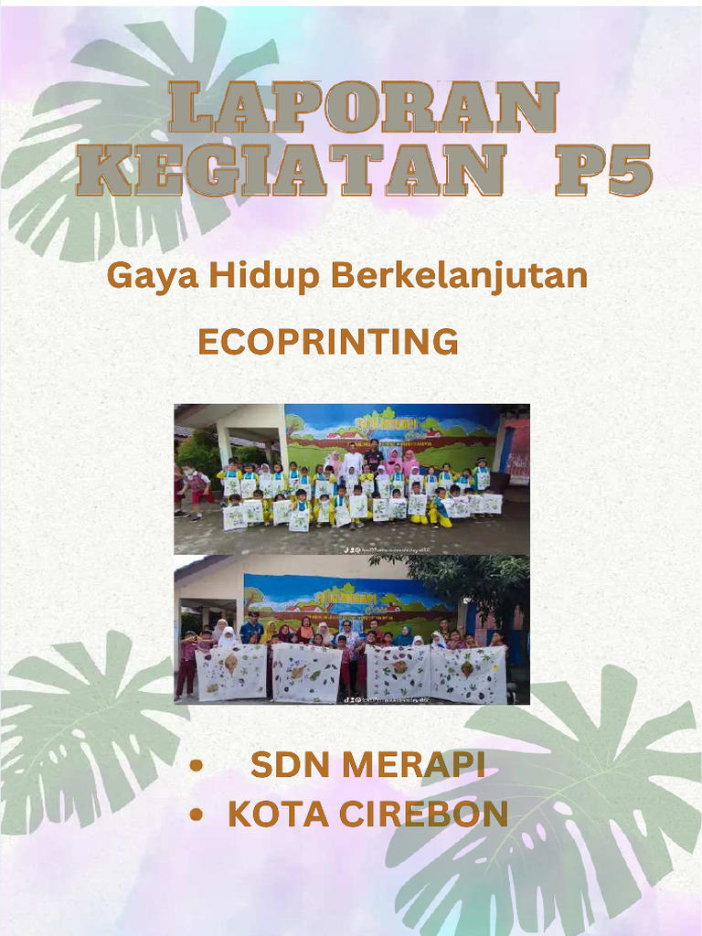 PDF Laporan Kegiatan p5 Compress | PDF
