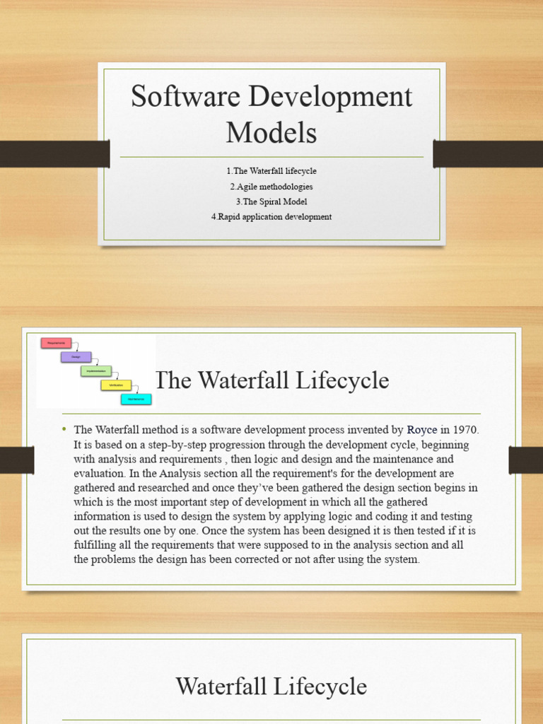 Software Development Models | PDF | Software Development Process ... Software Development Models | PDF | Software Development Process ...